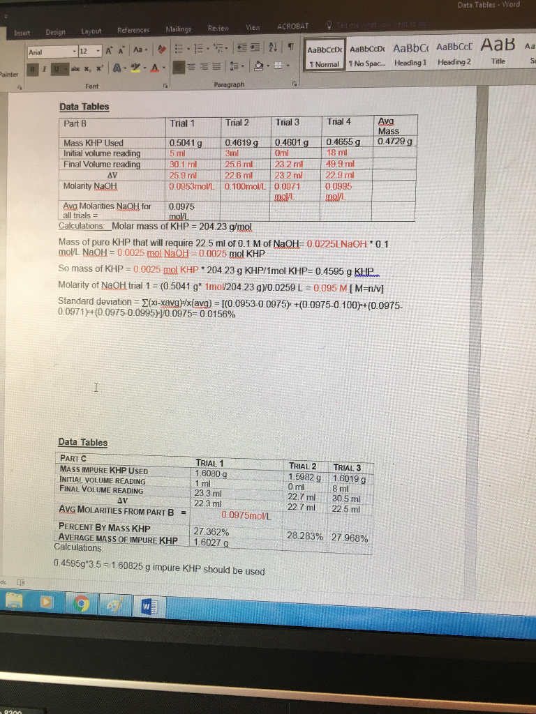 Data Tables Word Rvi VieN ACROBAT Insert Design | Chegg.com