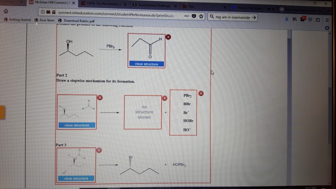 Solved Be sure to answer all parts. Assume an aqueous workup | Chegg.com