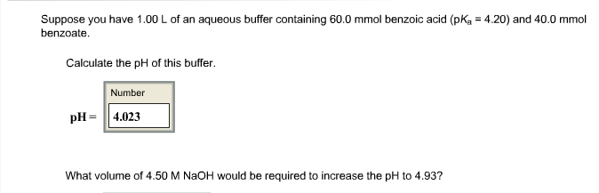 Solved Suppose you have 1.00 L of an aqueous buffer | Chegg.com