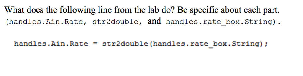 Solved What does the following line from the lab do? Be | Chegg.com