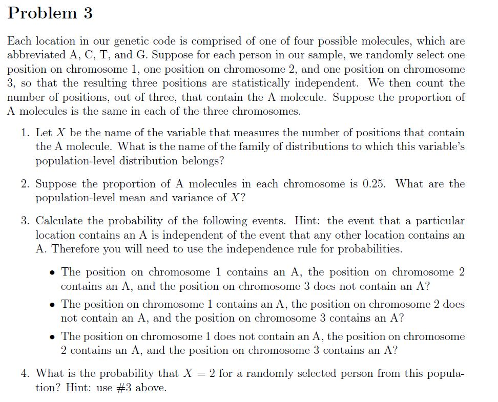 Problem 3 - Please solve all parts | Chegg.com