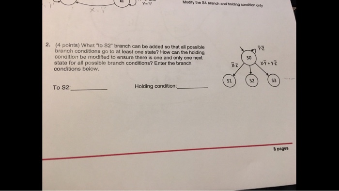 Solved What "to S2" branch can be added so that all possible | Chegg.com