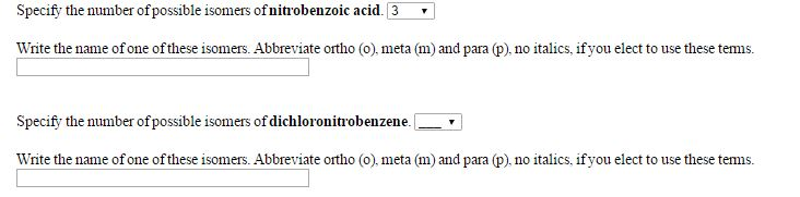 Solved Specify the number of possible isomers of | Chegg.com