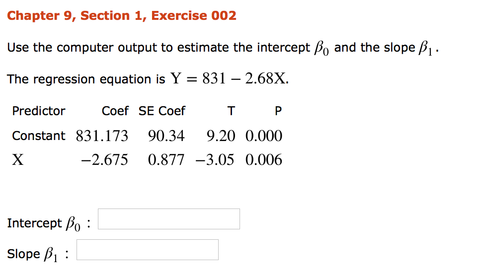 Solved Chapter 9, Section 1, Exercise 002 Use the computer | Chegg.com