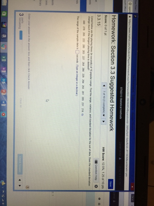Solved Homework: Section 3.3 Suggested Homework Save Score: | Chegg.com Solved Homework: Section 3.3 Suggested Homework Save Score: | Chegg.com