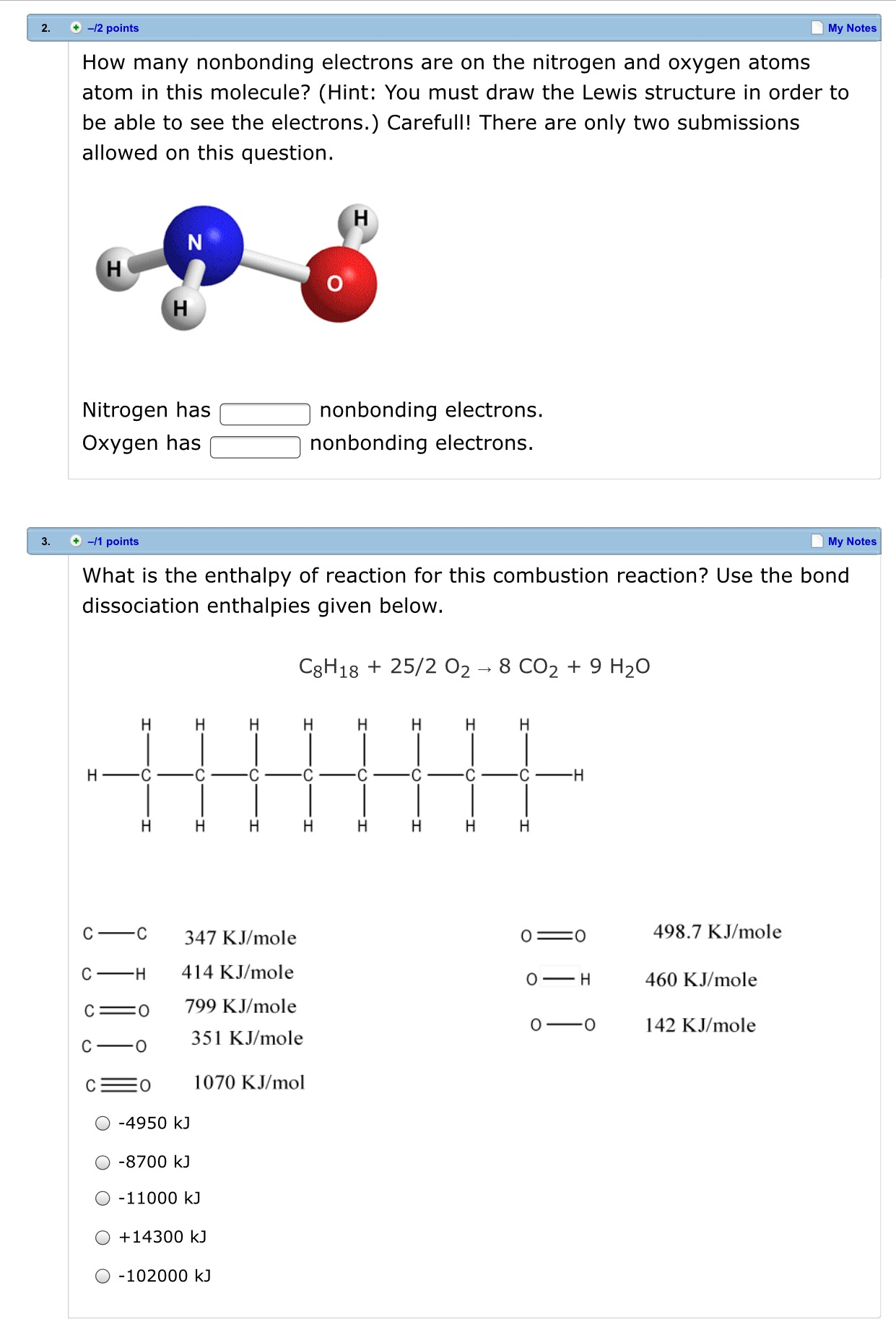 Solved How many nonbonding electrons are on the nitrogen and | Chegg.com