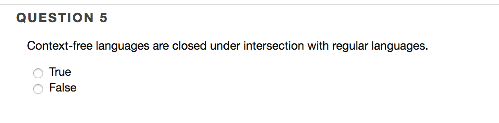 Solved Context-free languages are closed under Intersection | Chegg.com Solved Context-free languages are closed under Intersection | Chegg.com