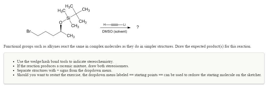Solved Functional groups such as alkynes react the same in | Chegg.com