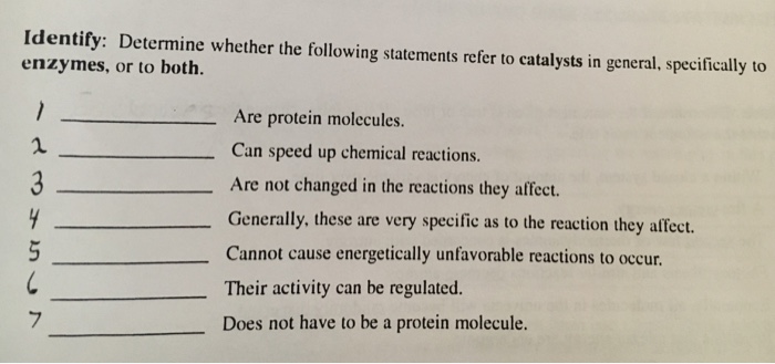 Solved Determine whether the following statements refer to | Chegg.com