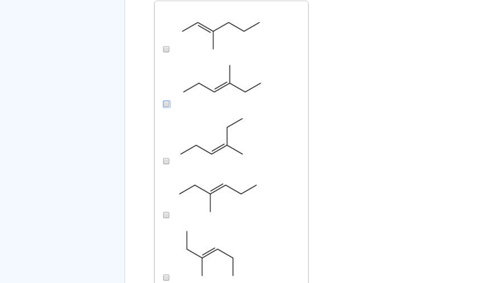 Solved Which of the following structures represent the same | Chegg.com