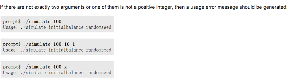 Solved Write A Program Simulates That Simulates The 2162