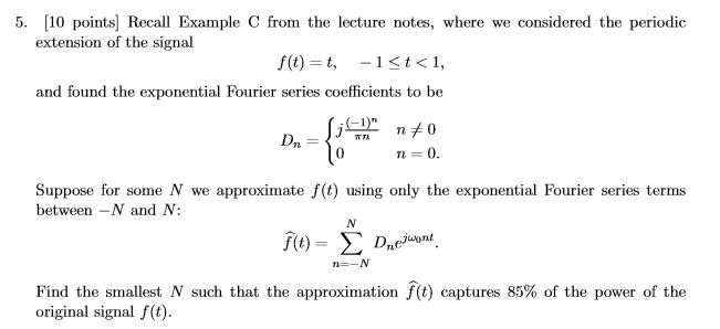 Solved 5. [10 points] Recall Example C from the lecture | Chegg.com