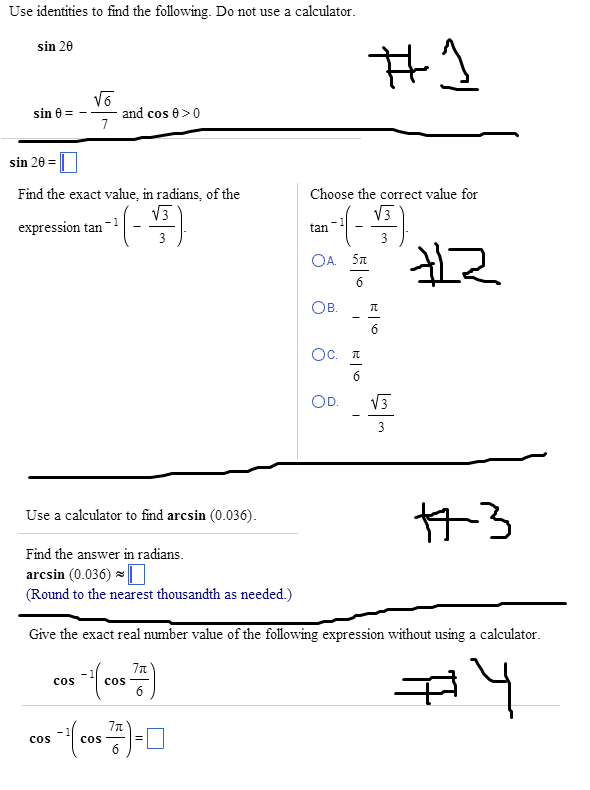 Use Identities To Find The Following Do Not Use A Chegg use-identities-to-find-the-following-do-not-use-a-chegg