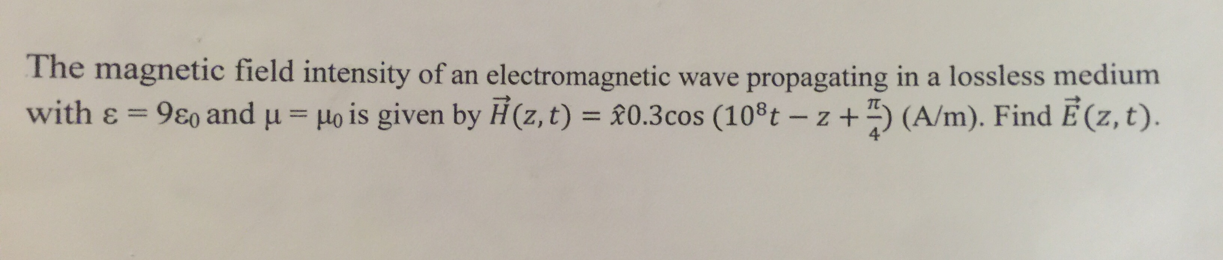 Solved The magnetic field intensity of an electromagnetic | Chegg.com