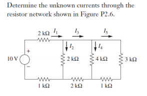 Solved Determine the unknown currents through the resistor | Chegg.com