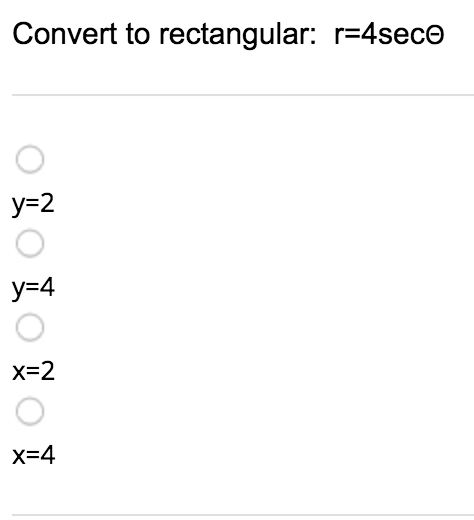 Solved Convert to rectangular form: 1. 2. 3. | Chegg.com