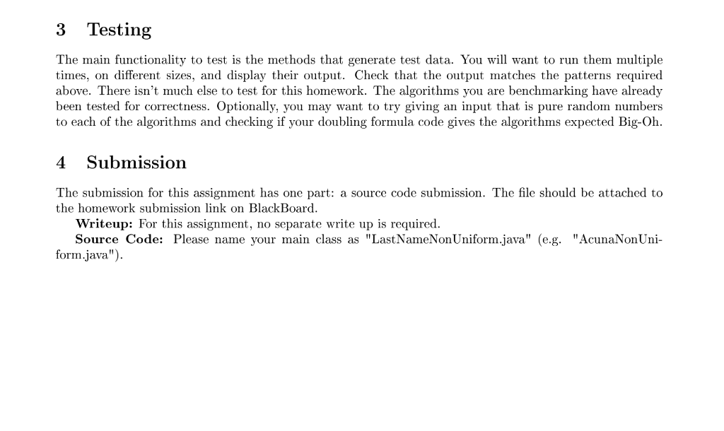 Benchmarking Algorithms Summary: In this homework, | Chegg.com