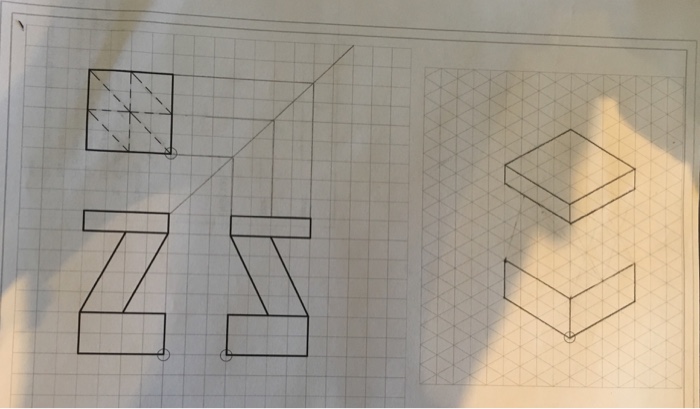 Solved Isographic drawing. I can't figure out what to draw | Chegg.com