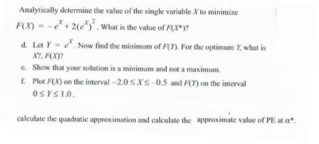 Solved Analytically determine the value of the single | Chegg.com