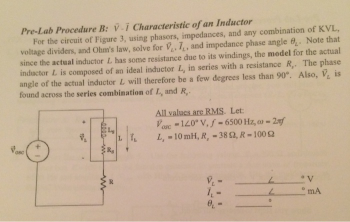 Solved For the circuit of Figure 3, using phasors, | Chegg.com