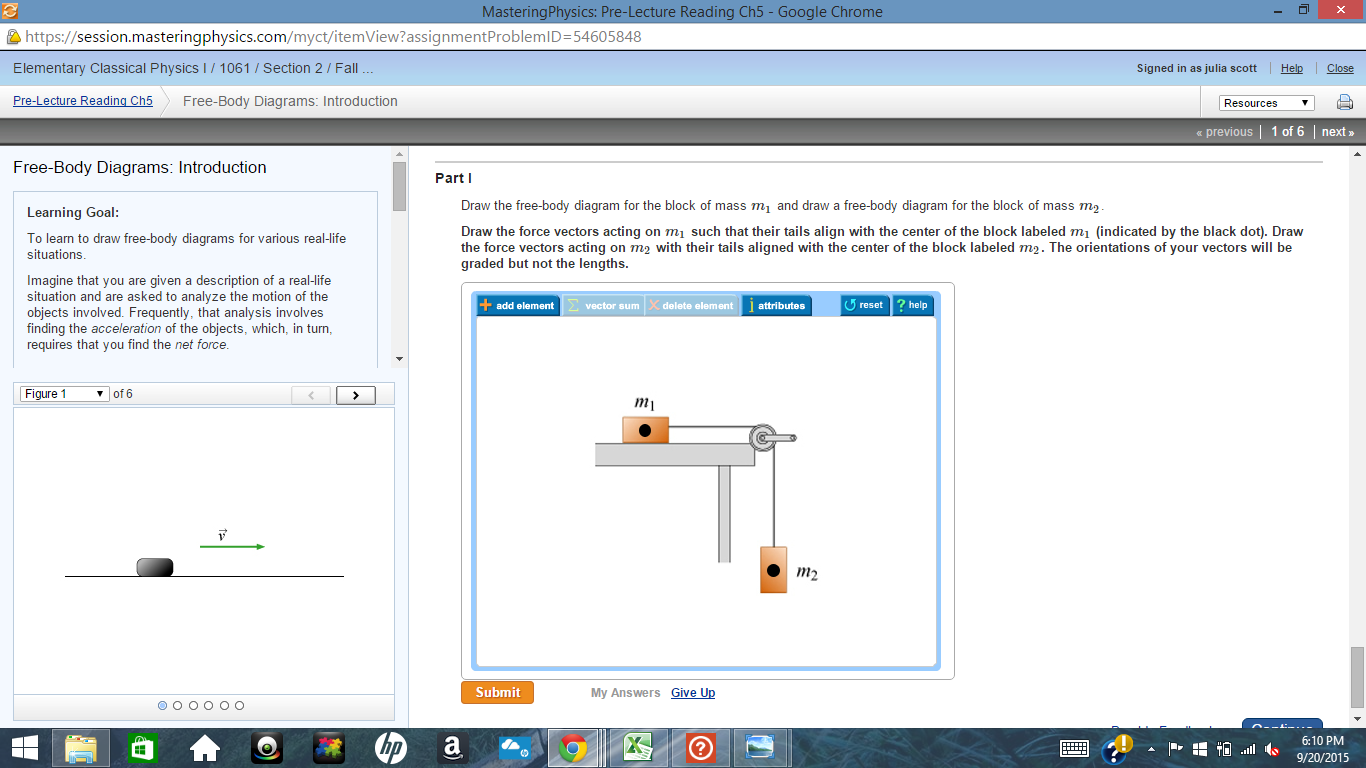 Solved: Draw The Free-body Diagram For The Block Of Mass M... | Chegg.com Solved: Draw The Free-body Diagram For The Block Of Mass M... | Chegg.com