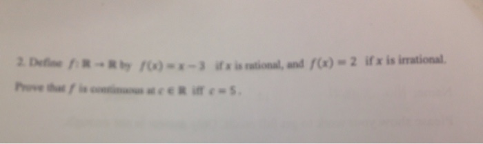 Solved Define f : R right arrow R f(x) = x - 3, if x is | Chegg.com