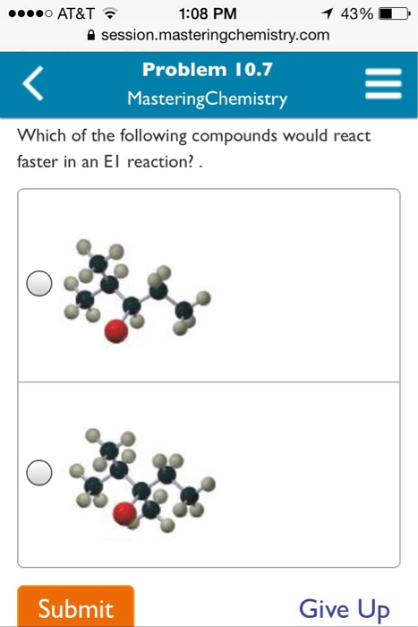 Solved Which of the following compounds would react faster | Chegg.com