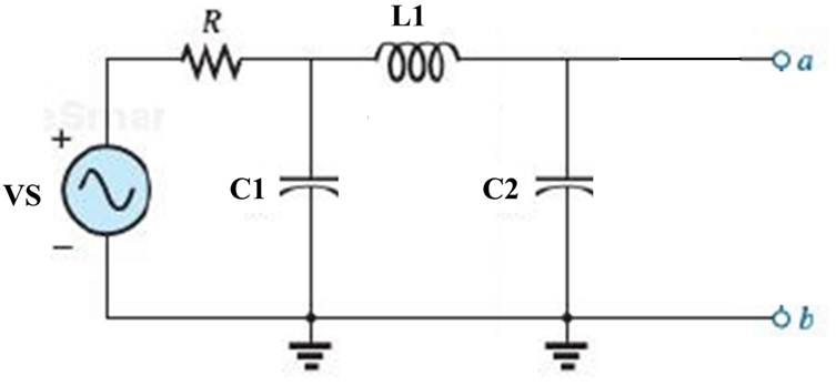 Solved In the circuit, the voltage source frequency, | Chegg.com