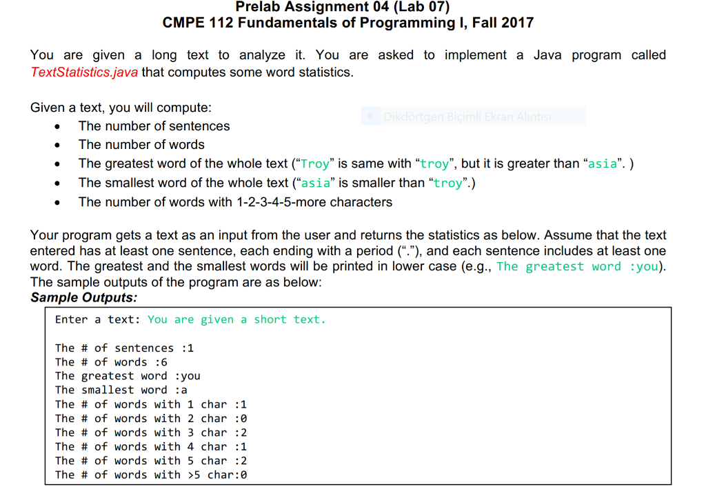 Solved Prelab Assignment 04 (Lab 07) CMPE 112 Fundamentals | Chegg.com