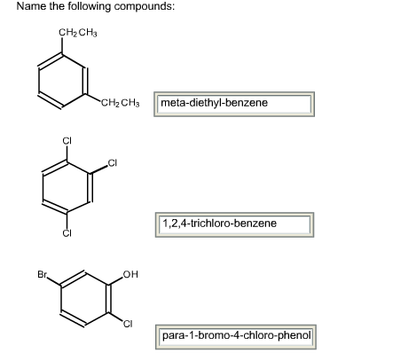 Solved Name the following compounds: meta-diethyl-benzene | Chegg.com