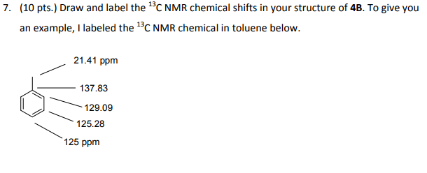 Solved CI 4B 4A EtOH The 13c DEPT spectra of 4A and 4B are | Chegg.com