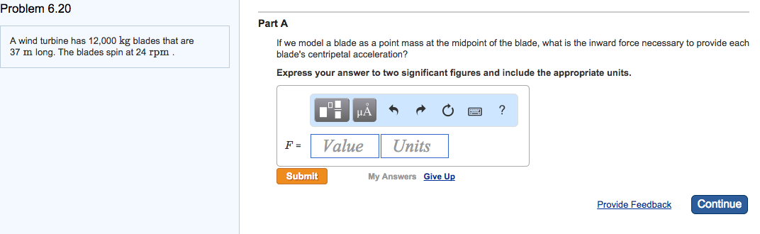 Solved Problem 6.20 A wind turbine has 12,000 kg blades that | Chegg.com