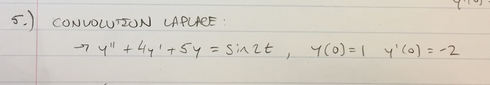 Solved Find convolution integral, using inverse laplace | Chegg.com