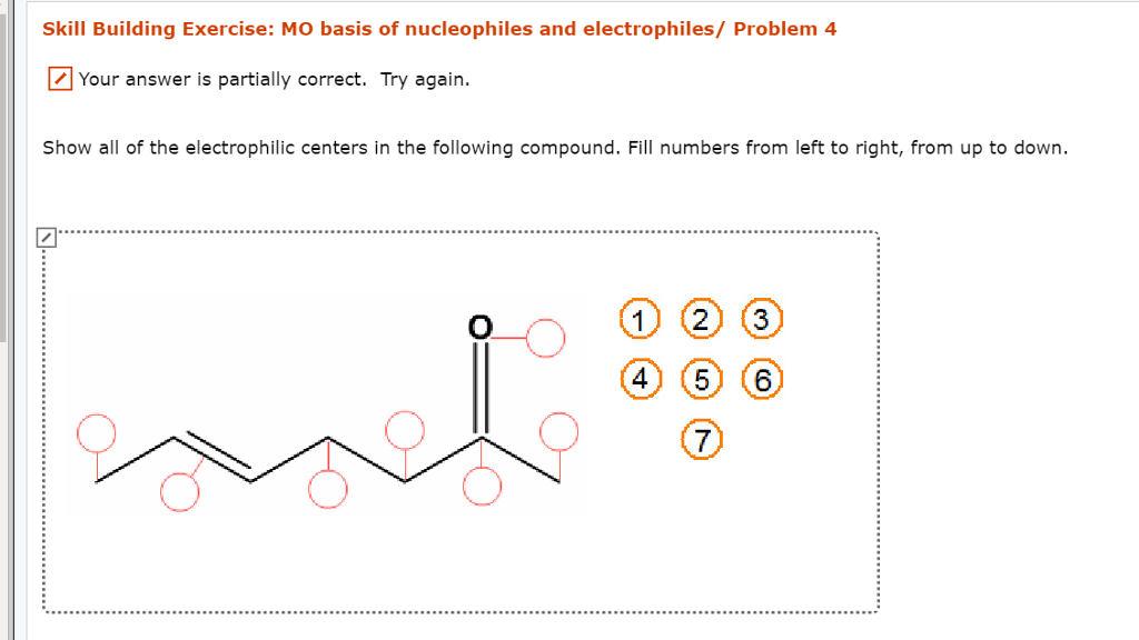 Solved Show all of the electrophilic centers in the | Chegg.com
