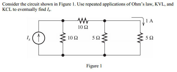 Solved Consider the circuit shown in Figure 1. Use repeated | Chegg.com
