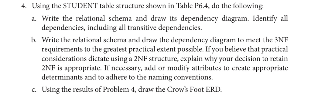 Solved Lab 3 Normalization Assignment Problem 4 From