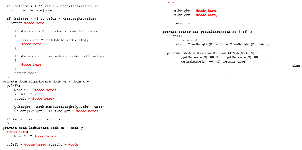 Solved This assignment is concerned with AVL trees. Given | Chegg.com