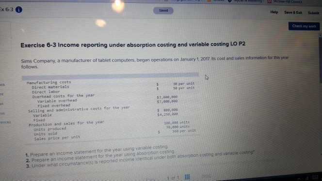 Solved x 6-3 6 ngm Help Save&Exit Subonit Check my work | Chegg.com Solved x 6-3 6 ngm Help Save&Exit Subonit Check my work | Chegg.com