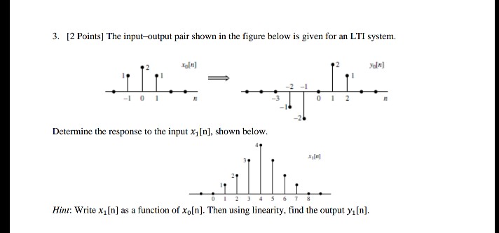 Solved 3 12 Points The Input Output Pair Shown In The 