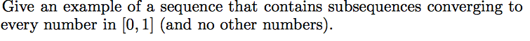 Solved Give an example of a sequence that contains | Chegg.com