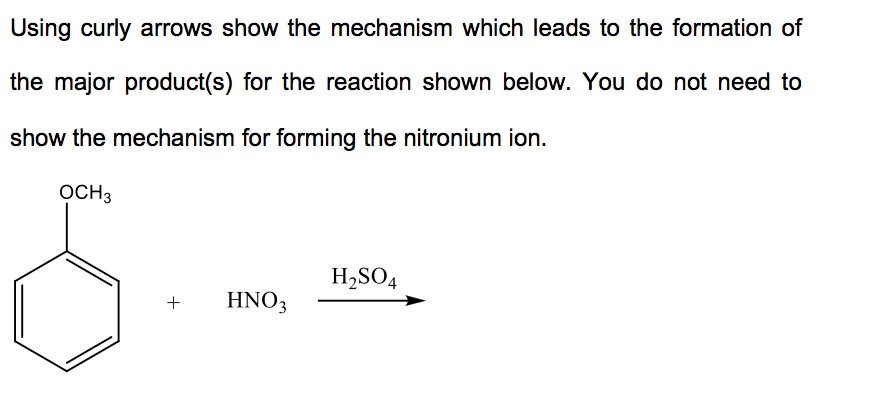 Solved Using curly arrows show the mechanism which leads to | Chegg.com