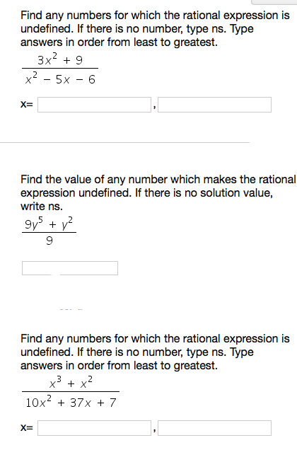 Solved Find Any Numbers For Which The Rational Expression Is Chegg solved-find-any-numbers-for-which-the-rational-expression-is-chegg