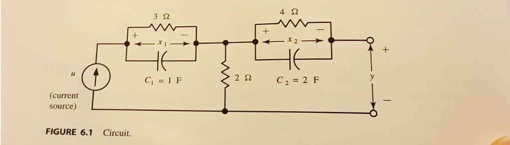 Solved Find a state-space equation to describe the circuit | Chegg.com
