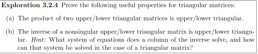 Solved Exploration 3.2.4 Prove the following useful | Chegg.com