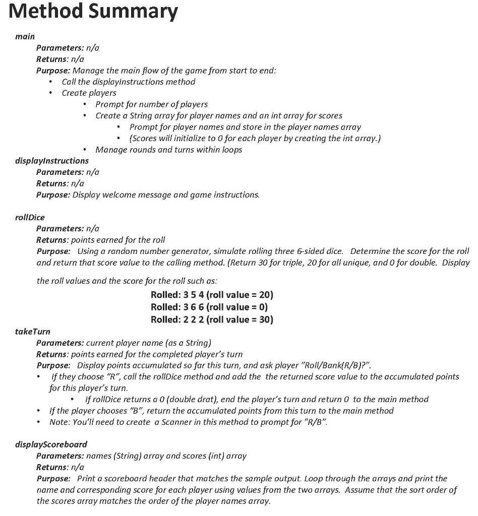 Solved Write the rollDice method in a DoubleDrat class as | Chegg.com