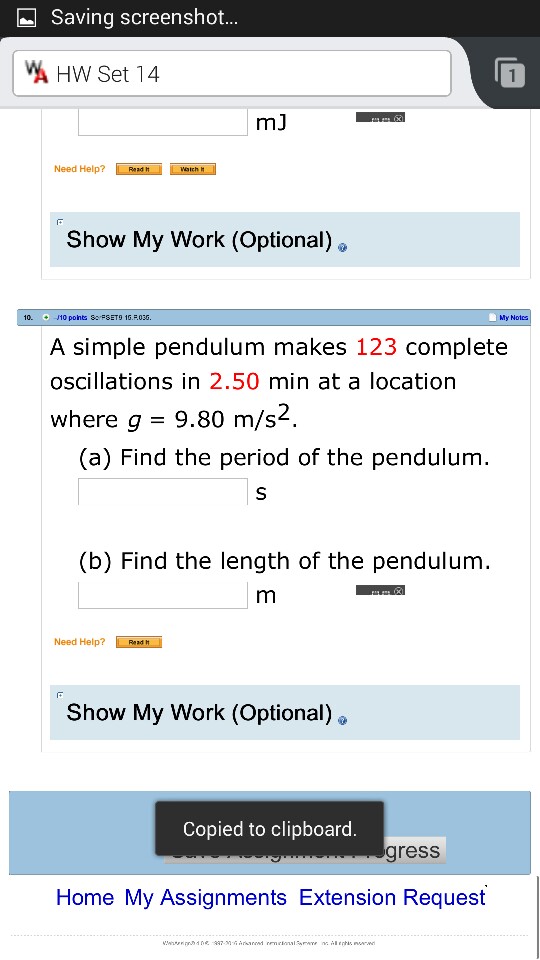 Solved A simple pendulum makes 123 complete oscillations in | Chegg.com