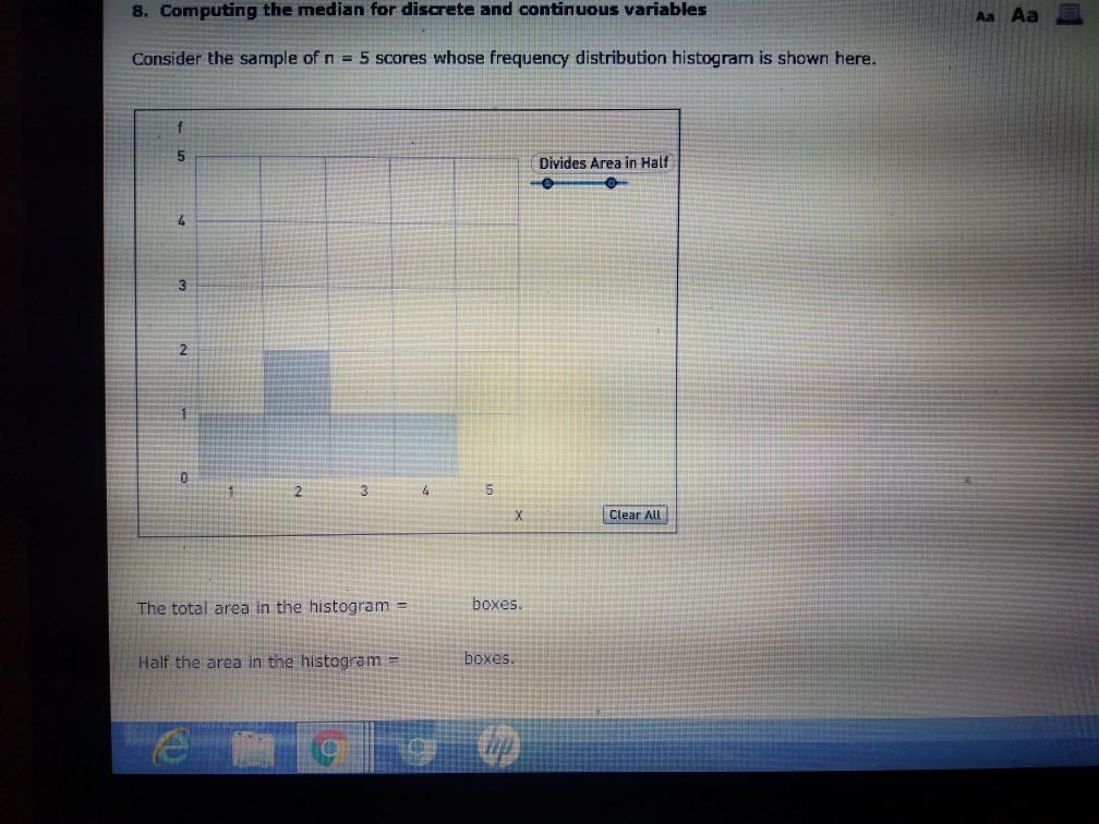 Solved 8. Computing the median for discrete and continuous | Chegg.com