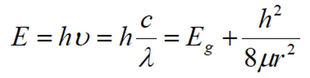 Solved In quantum dot, due to quantum confinement, energy of | Chegg.com
