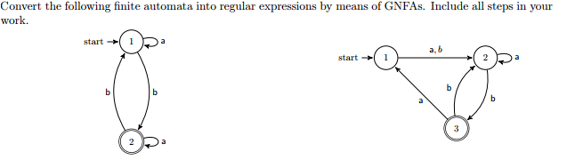 Solved Convert the following finite automata into regular | Chegg.com