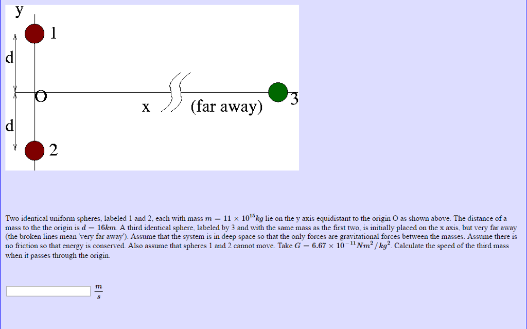 Solved Two identical uniform spheres, labeled 1 and 2. each | Chegg.com